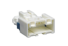 NSCC, Pin Connector Hybrid, Unsealed, 6 Circuits, White for sale