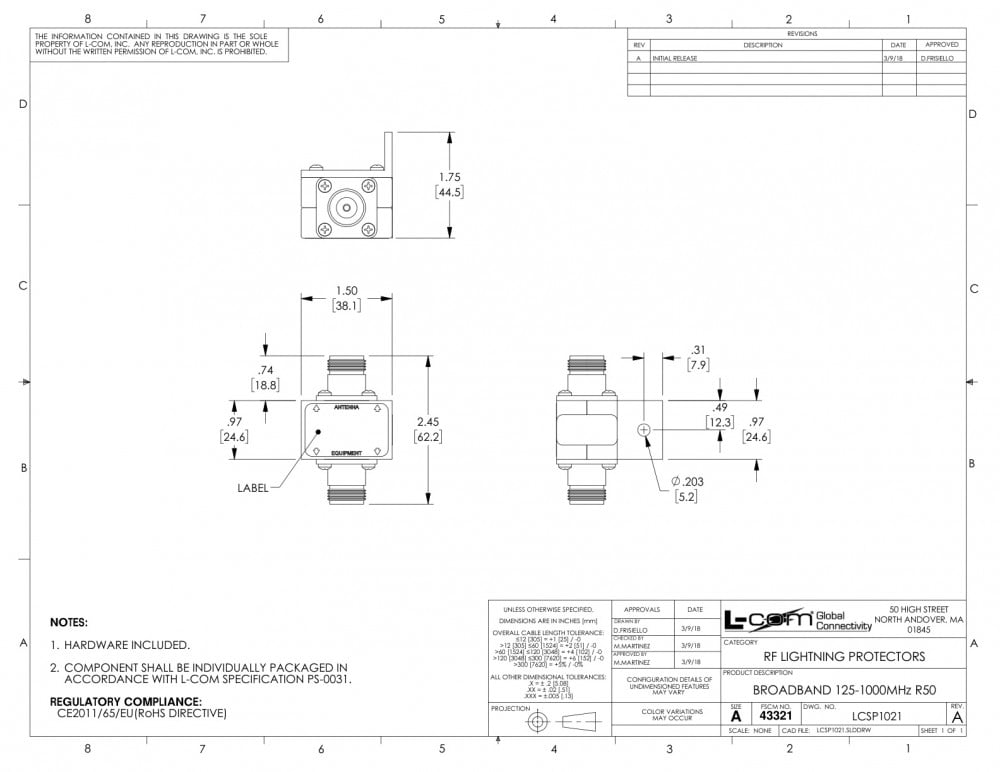 LCSP1021 technical document page