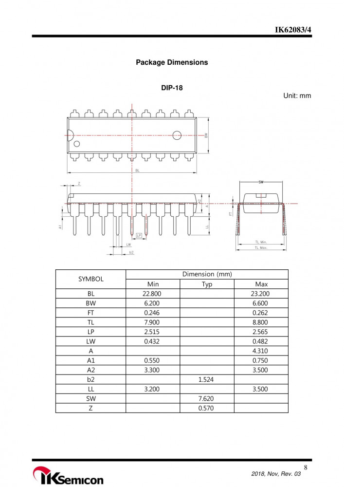 IK62083DWT datasheet page 8