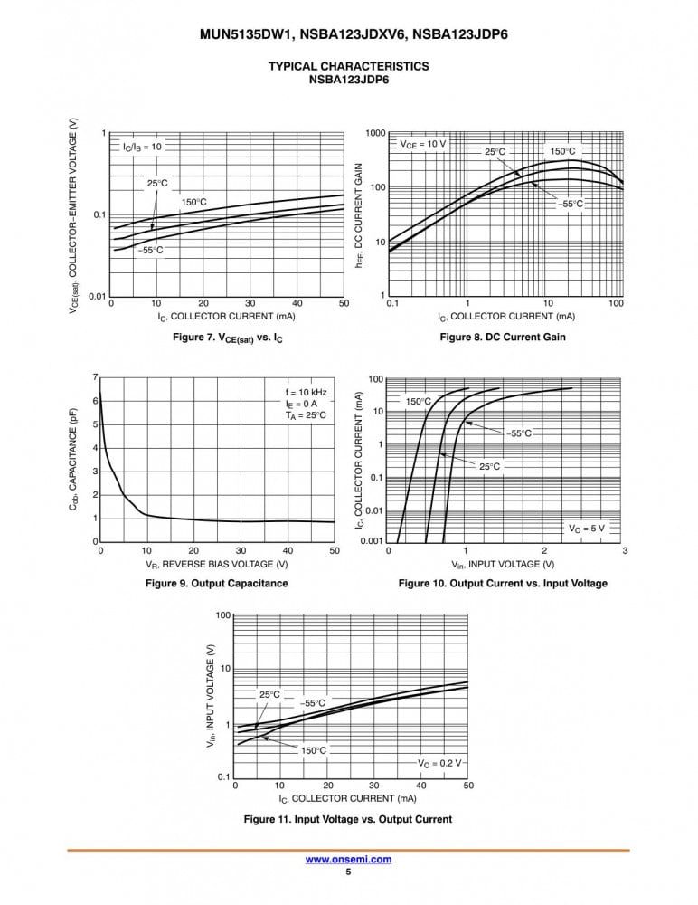 MUN5135DW1T1G datasheet page 5