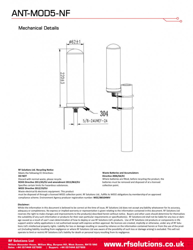 ANT-MOD5-NF technical document page 3
