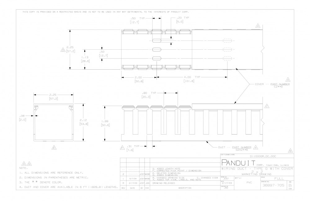 G2X2BL6 product drawing reference