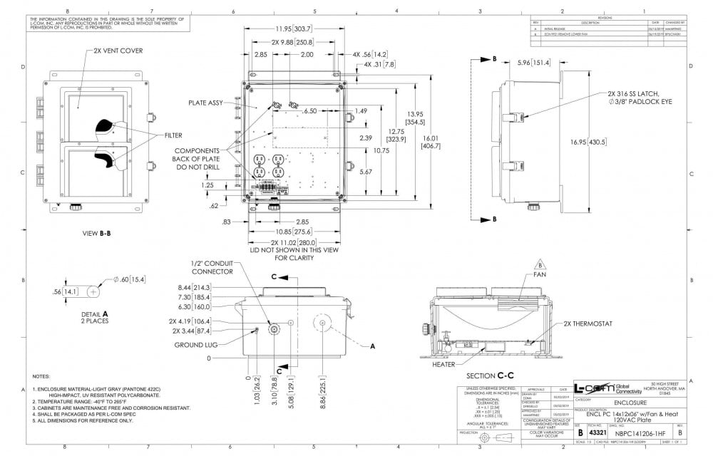 L-com NBPC141206-1HF technical document preview