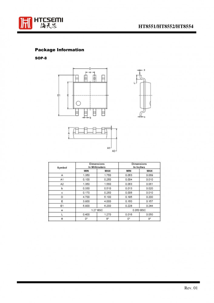 HT8552ARZ datasheet page 10