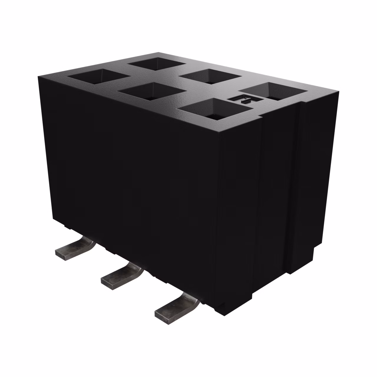 Milli-Grid Receptacle, Surface Mount, Vertical, Top Entry, with Plastic Pegs, without Cap, Tape and Reel, 2.50µm Tin (Sn) Plating, 6 Circuits, Lead-Free for sale