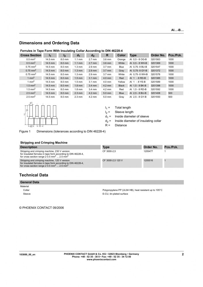 Phoenix Contact 3201369 technical document page 2