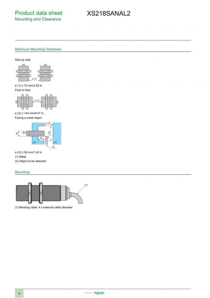XS218SANAL2 documentation page 4
