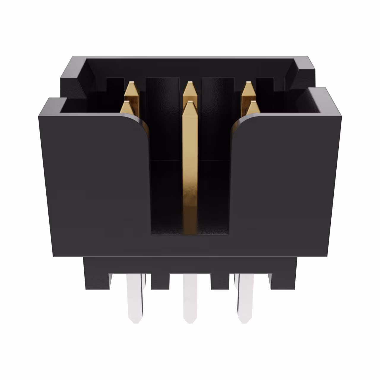 2.00mm Pitch, Milli-Grid PCB Header, Dual Row, Vertical, Through Hole, Shrouded, 6 Circuits, 0.05µm Gold (Au) Plating, 2.50mm Tail Length, Dual Side Slots, Center Polarization, Tube for sale
