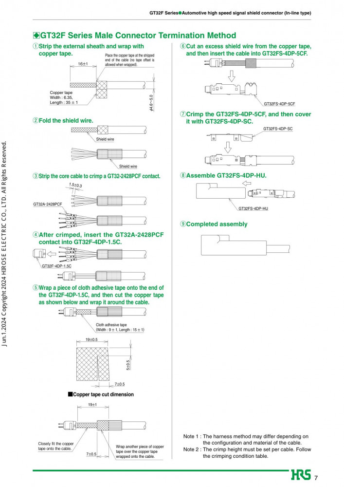 GT32F Series technical document page 7