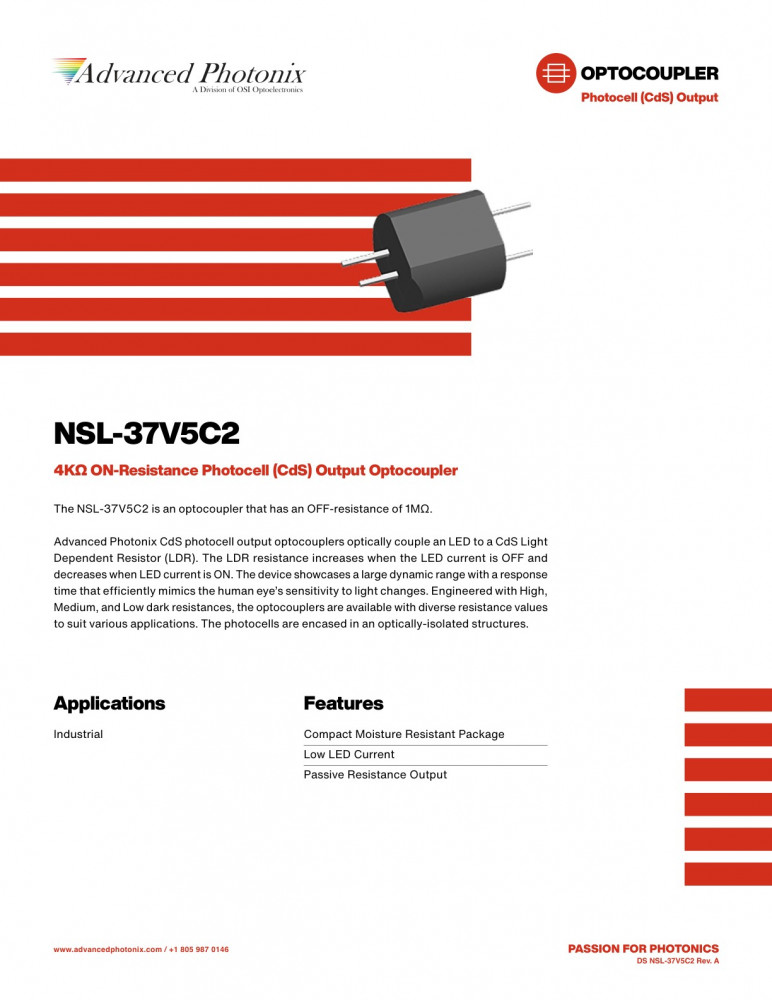NSL-37V5C2 technical document page 1