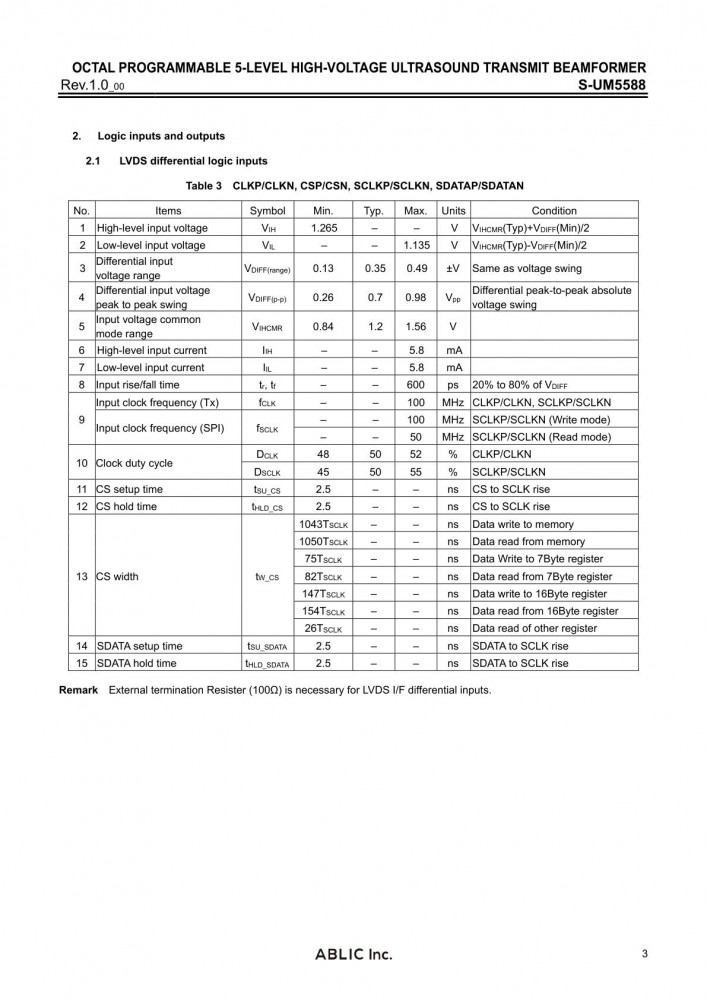 S-UM5588 technical document page 3