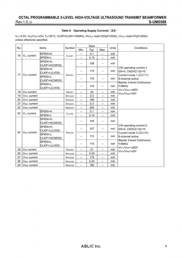 S-UM5588 technical document page 9