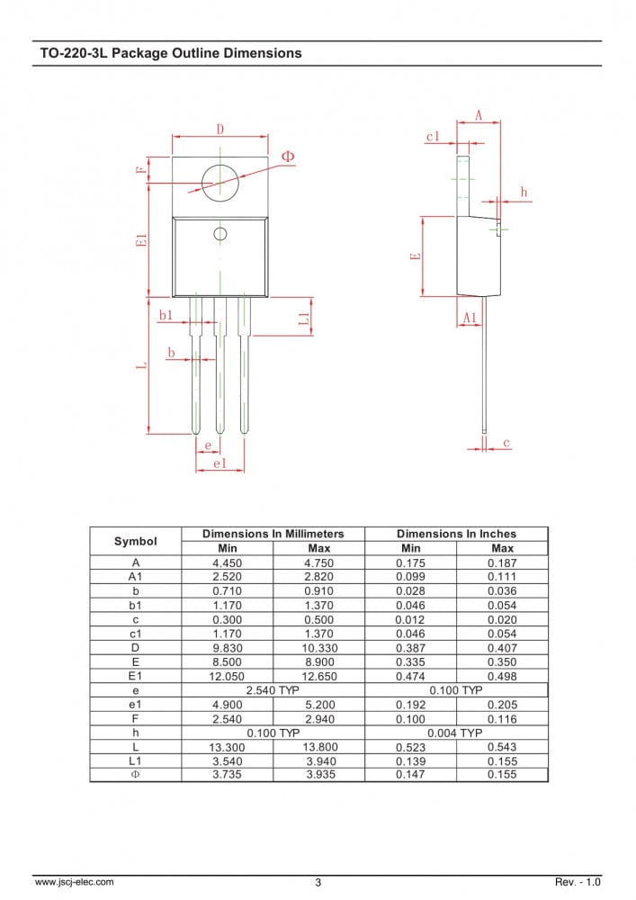 SBD2060TCTB datasheet page 3