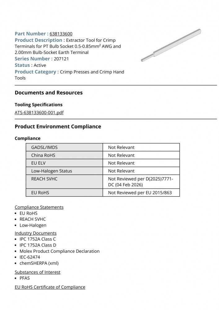 638133600 tooling document page 1