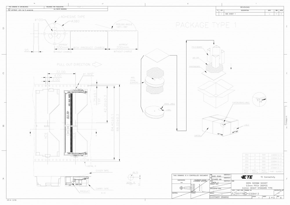 TE Connectivity 2309413 drawing page 3