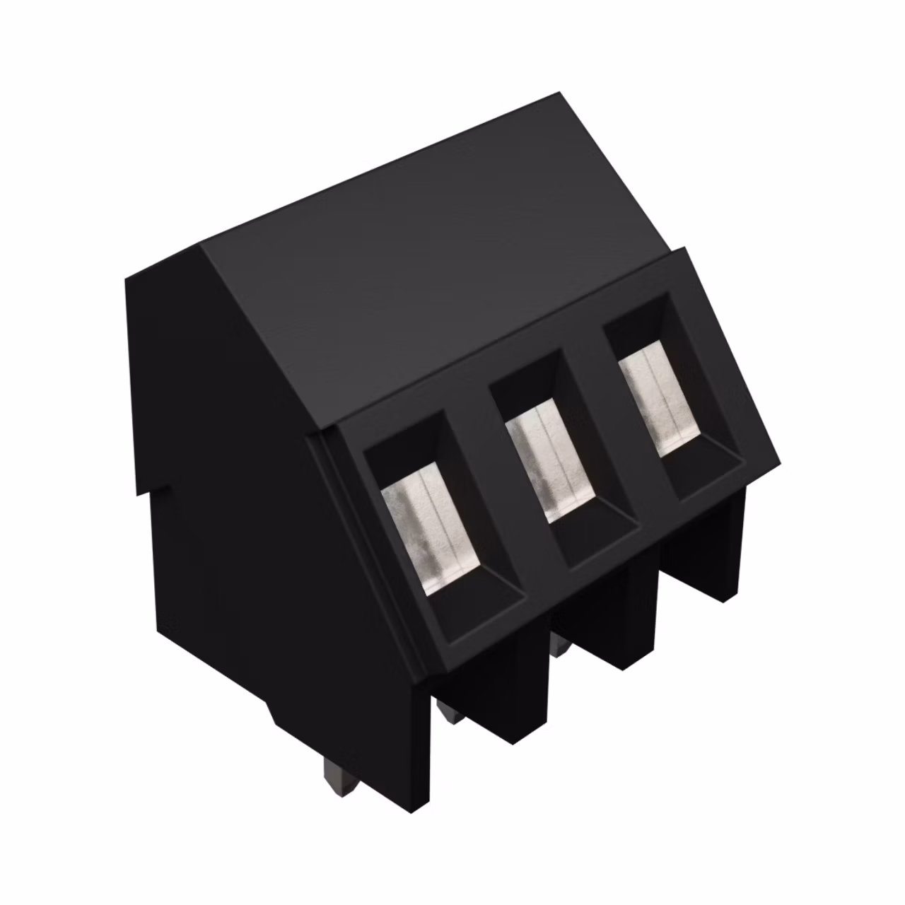 5.00mm Pitch Beau Eurostyle Low Profile, 35° Wire Entry, Single Level Modular Terminal Block, 3 Circuits for sale