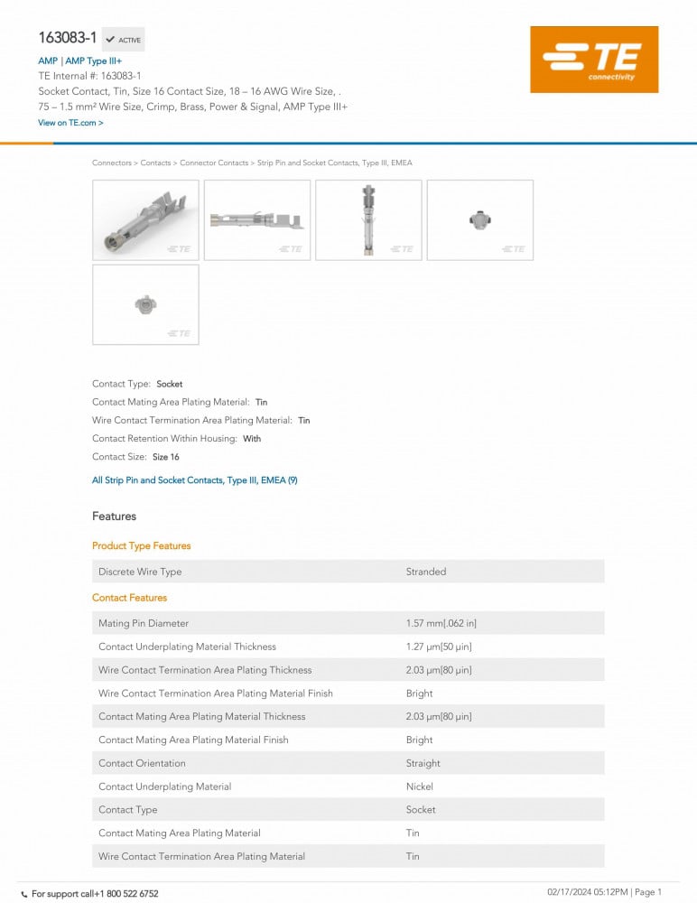 163083-1 technical document page 1