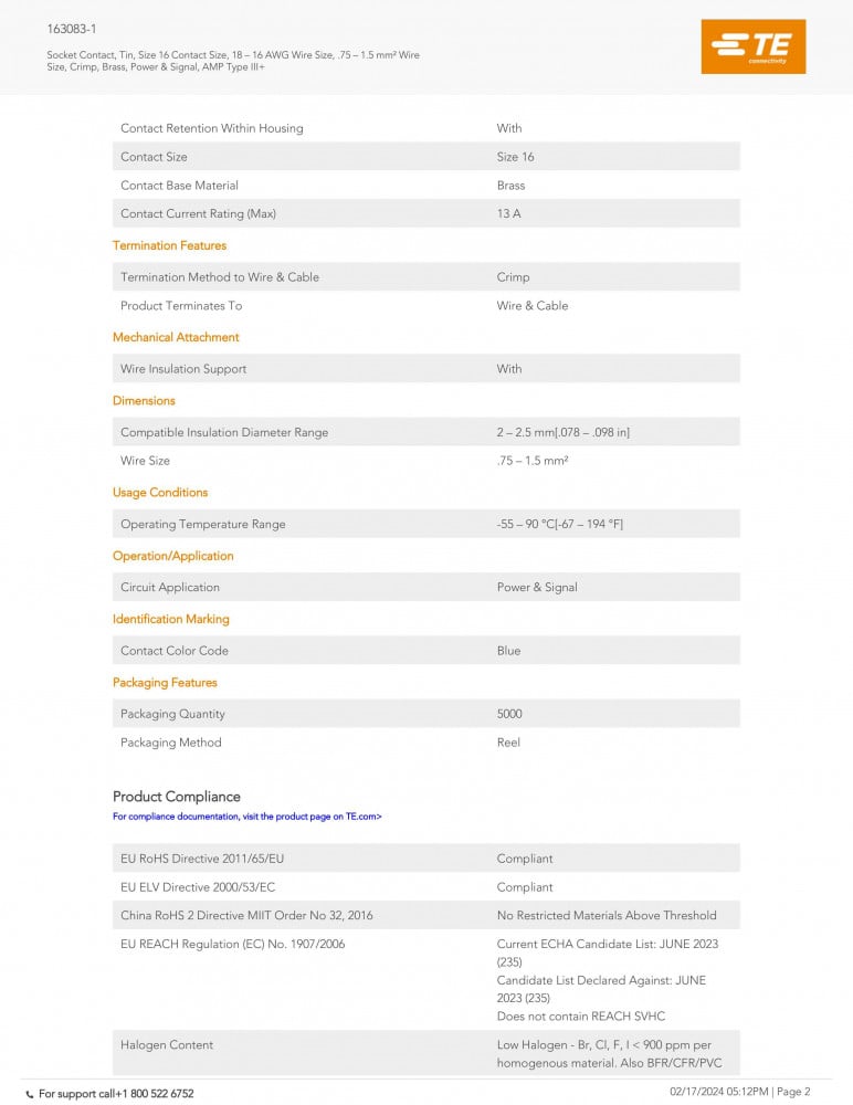 163083-1 technical document page 2