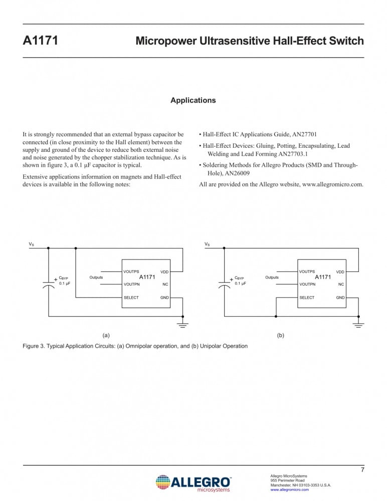 A1171 datasheet page 7