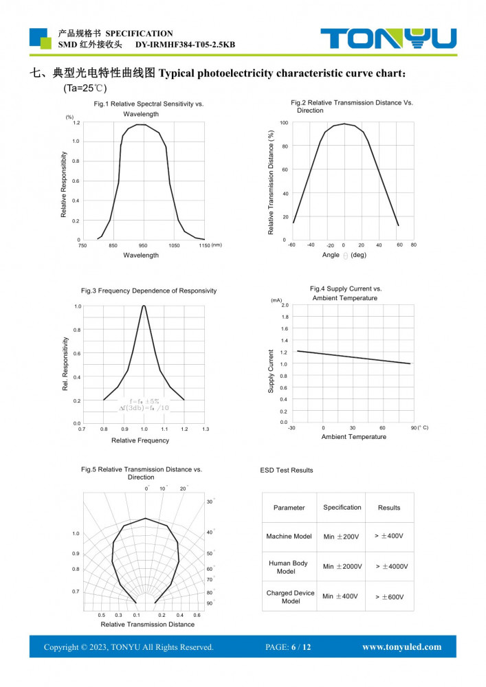 DY-IRMHF384-T05-2.5KB datasheet page 6