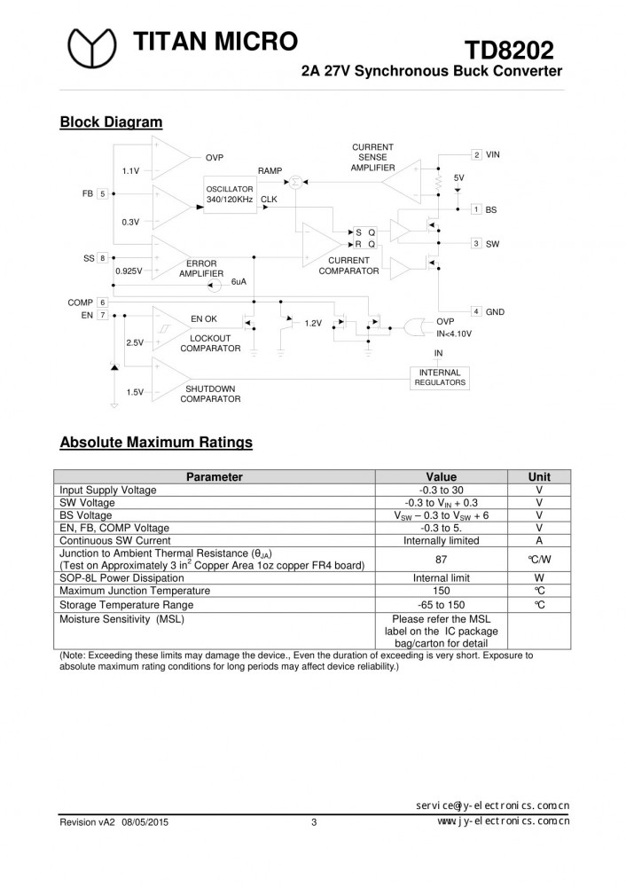 TD8202-S8AX datasheet page 3