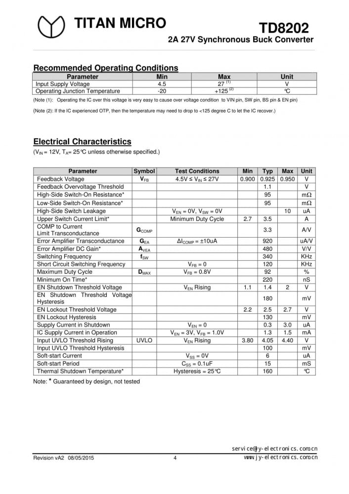 TD8202-S8AX datasheet page 4