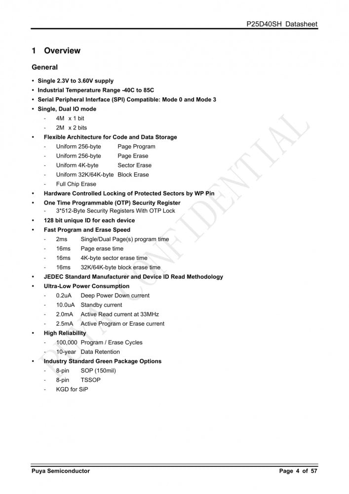 P25D40SH datasheet page 4