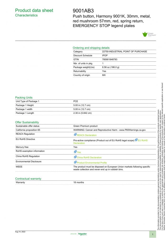 9001AB3 technical document preview