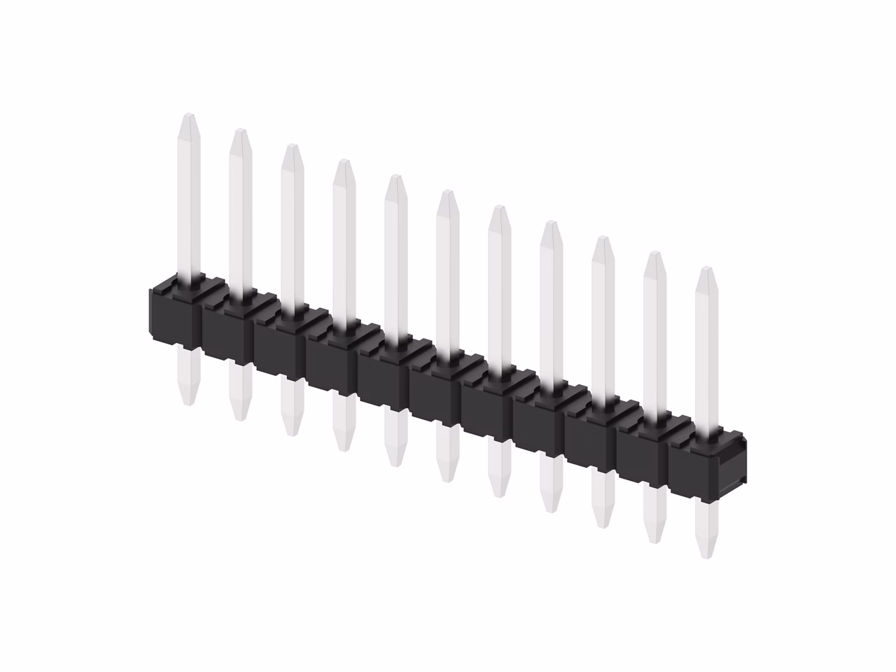 KK 254 Breakaway Header, Vertical, 4 Circuits, Tin (Sn) Plating, Mating Pin Length 8.13mm, Bag