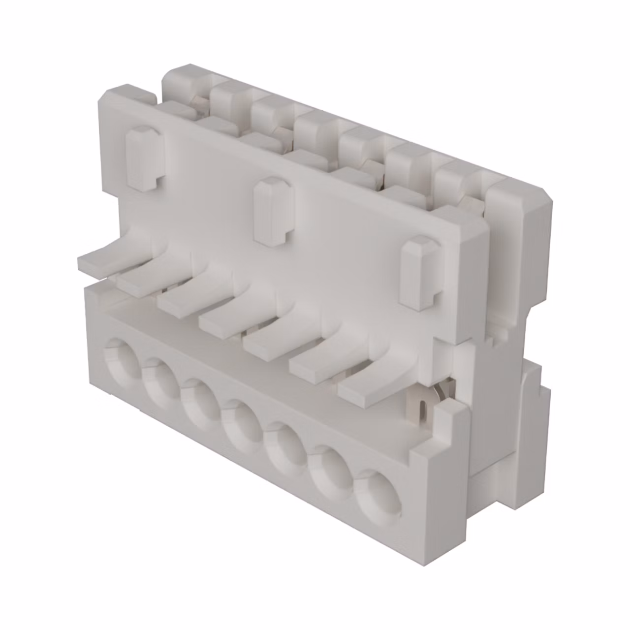 Appli-Mate RAST 2.5 Female Connector, 5.00mm Pitch, 4 Circuits, Position A, C, D, F, and G Removed, Open Endwalls for sale