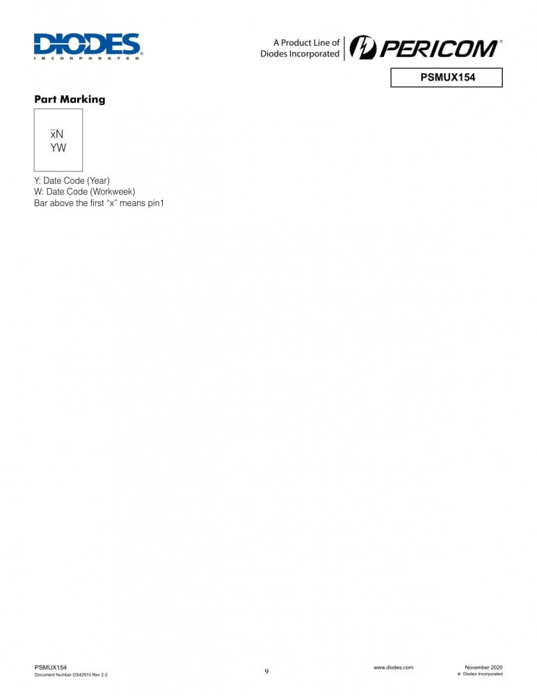 PSMUX154 datasheet page 9