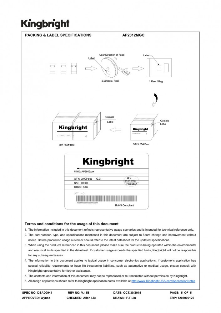 AP2012MGC datasheet page 5