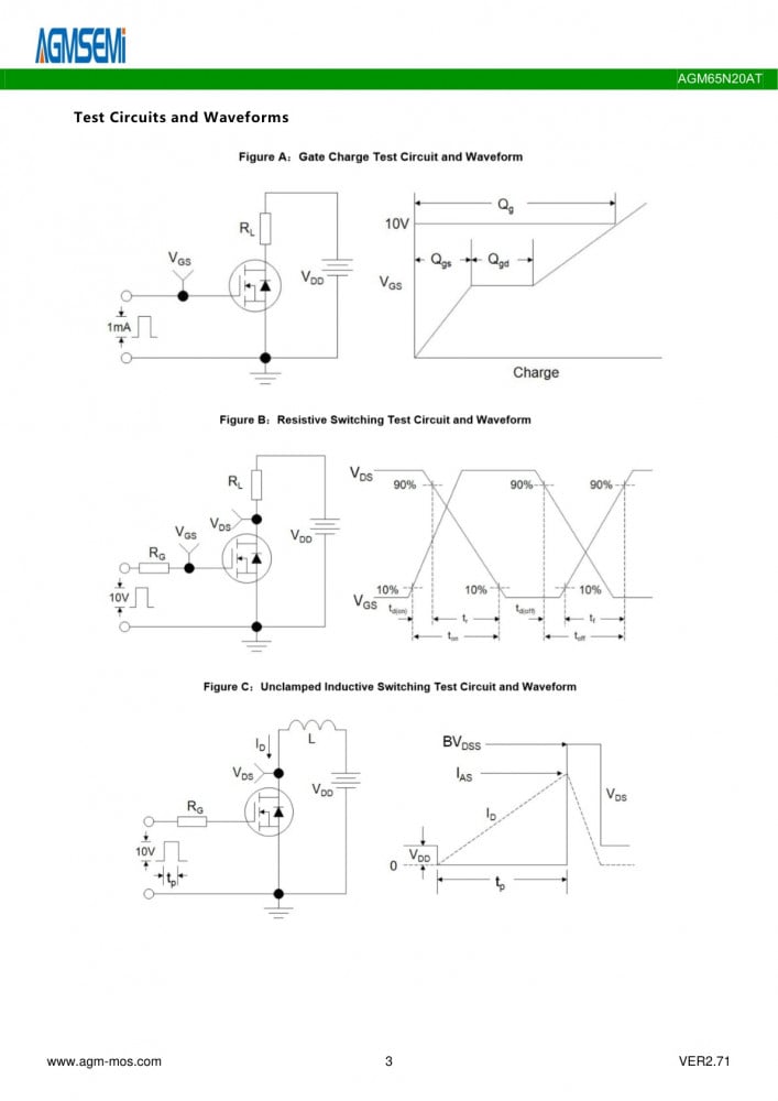 AGM65N20AT datasheet page 3
