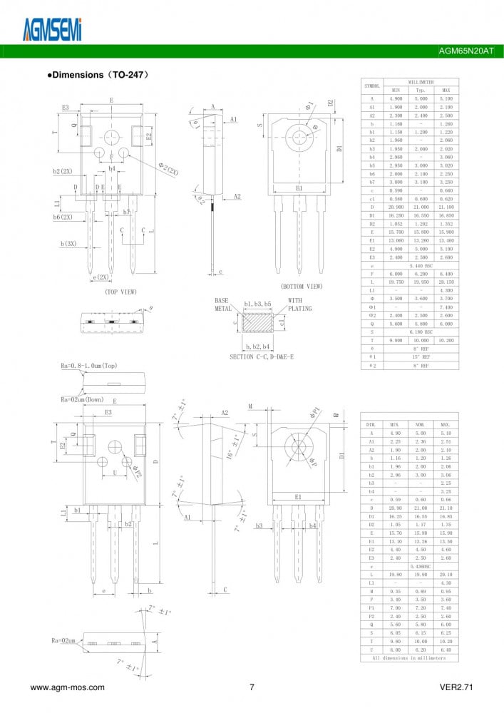 AGM65N20AT datasheet page 7