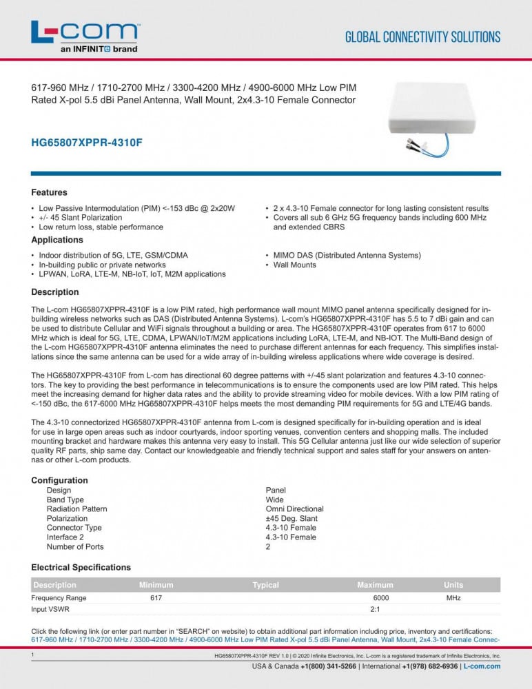 HG65807XPPR-4310F technical document page 1