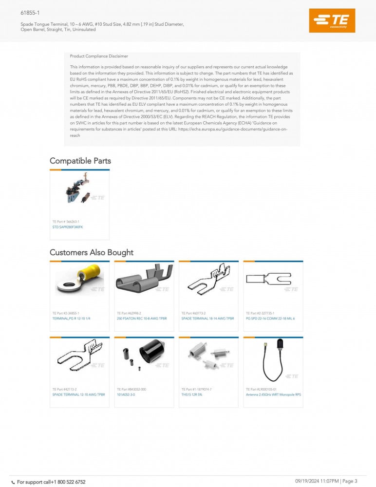 TE Connectivity 61855-1 document page 3