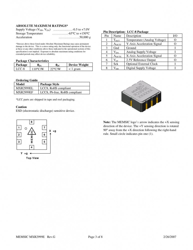 MXR2999EL-B datasheet page 3