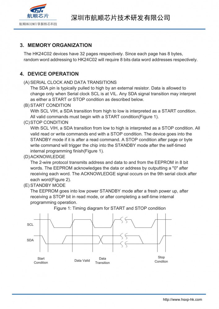 HK24C02 datasheet page 5
