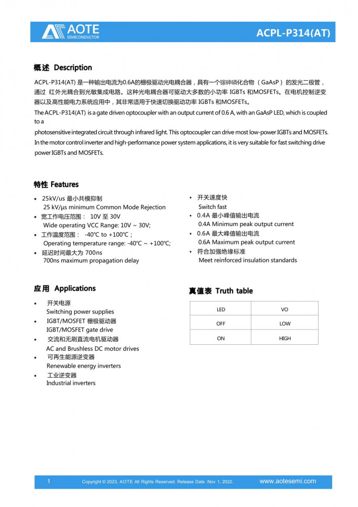 ACPL-P314(AT) datasheet page 2