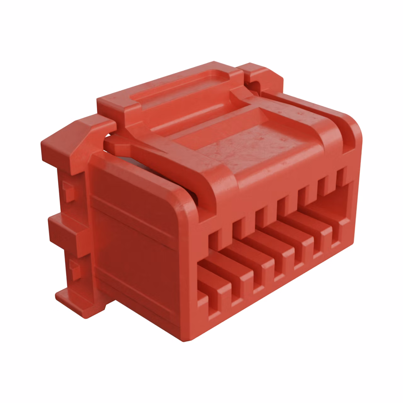 Micro-Lock Plus TPA Type Receptacle Housing, 1.25mm Pitch, Dual Row, Positive Lock, 14 Circuits, Red for sale