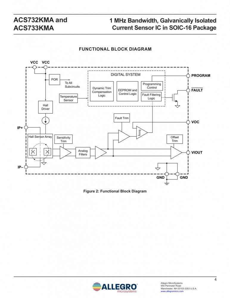 ACS733 datasheet page 4