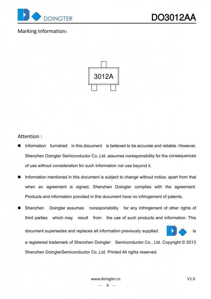DO3012AA datasheet page 6