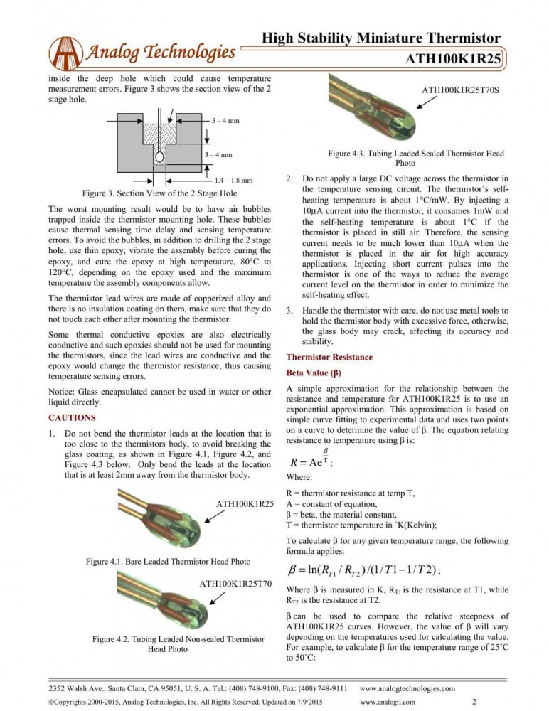 ATH100K1R25 technical document page 2