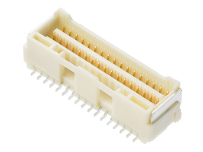 ConnTAK50 Header, Single Row, Vertical, Surface Mount, 5 Circuits, Key D, Violet, with Pick-and-Place Tape