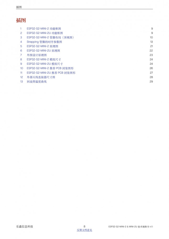 ESP32-S2-MINI-2U-N4 datasheet page 8