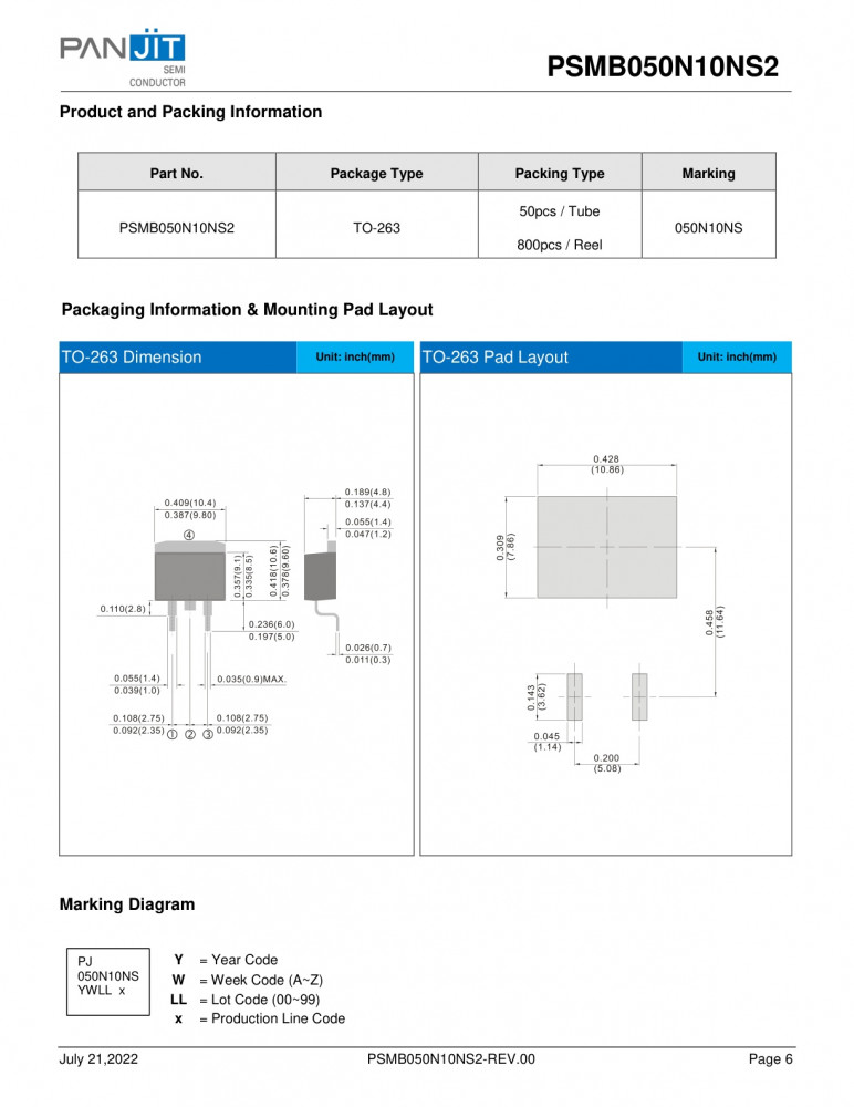 PSMB050N10NS2 datasheet page 6