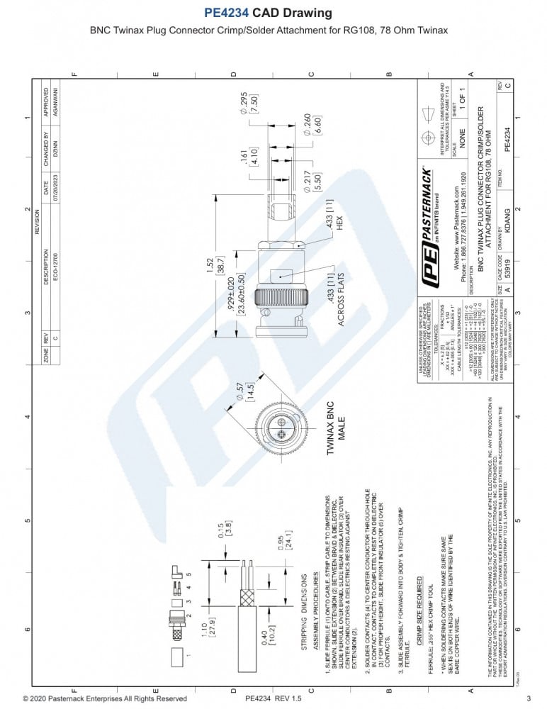 PE4234 technical document page 3