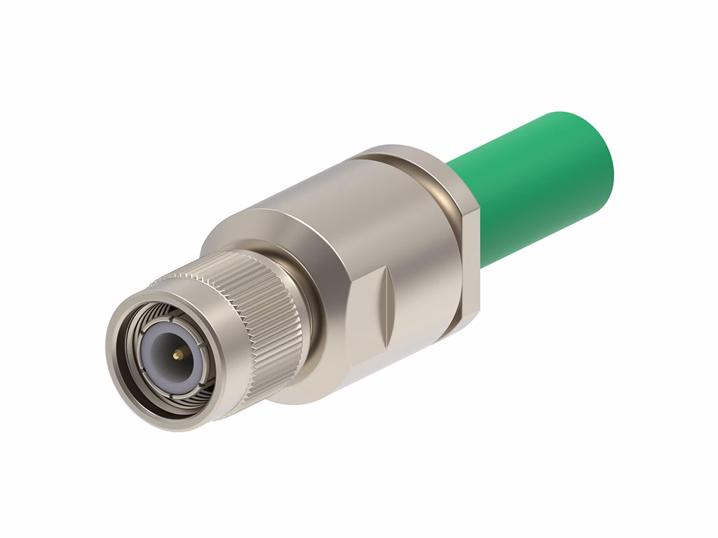 TNC Jack, Straight, Bulkhead, Crimp, RG-174, RG-188 and RG-316 Cable, Brass Body, Tri-Metal Plated, IP68, 50 Ohms