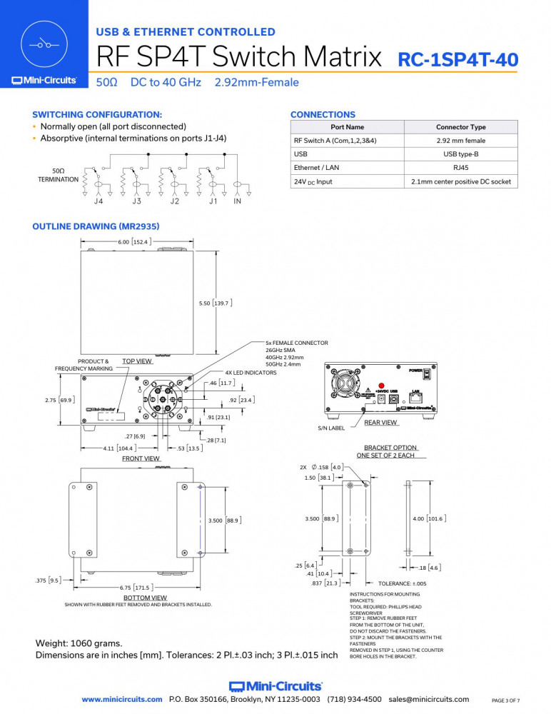 RC-1SP4T-40 technical document page 3