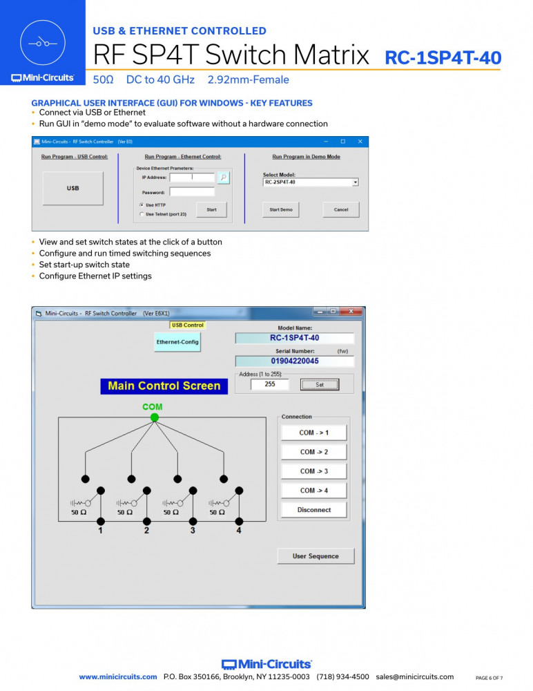 RC-1SP4T-40 technical document page 6